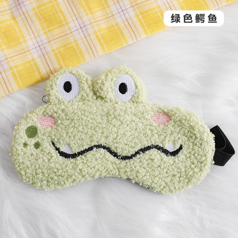 WHHHH Plush Eye Mask Shading Sleep Special to Relieve Eye Fatigue Warm ...