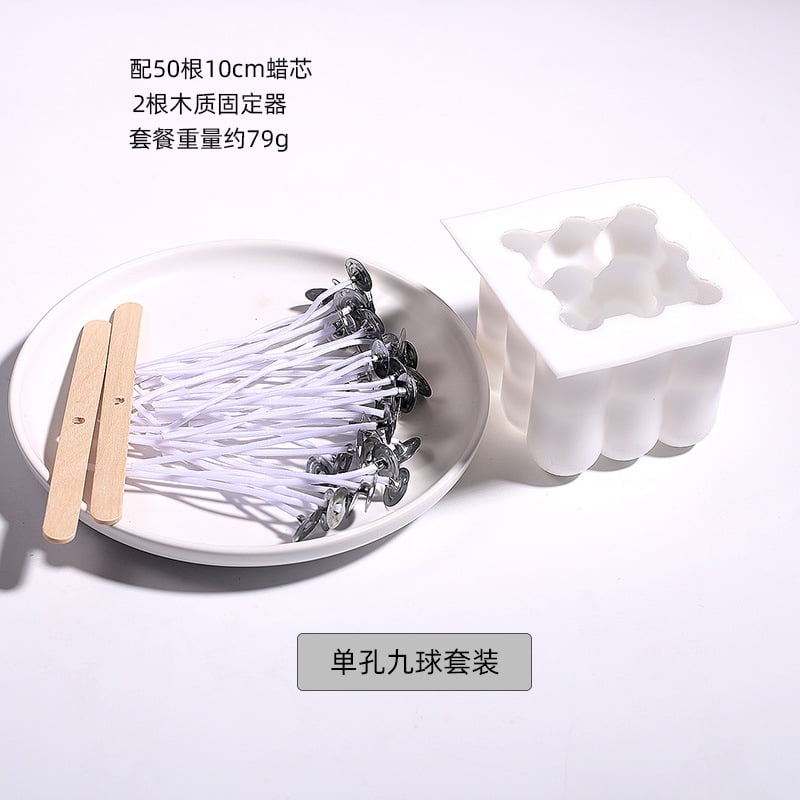 WHHHH Spot Baking Single Ball Edible Rubik‘s Cake Candle Set Stereo ...