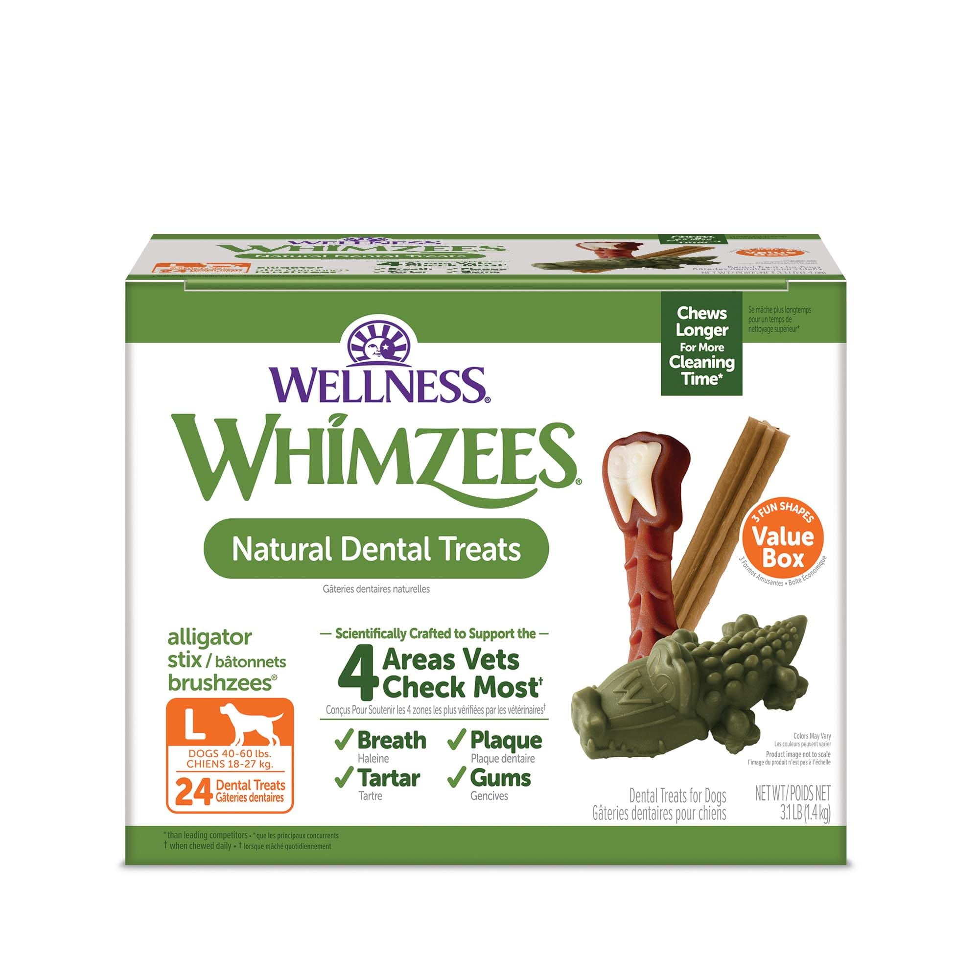 WHIMZEES by Wellness Long STF9 lasting Dog Chews Value Box: All Natural Grain Free Treats to ...