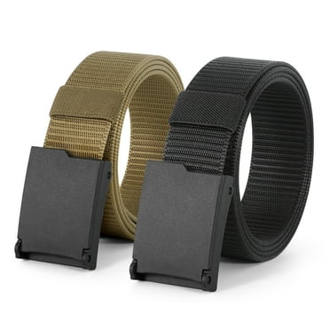 WHIPPY Mens Nylon Work Belts Web Canvas Belt with Heavy Quick Release ...