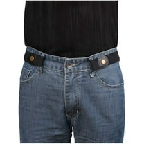 Unisex Invisible Buckle-Free Elastic Waist Belt for Jeans, Pants, Dress ...