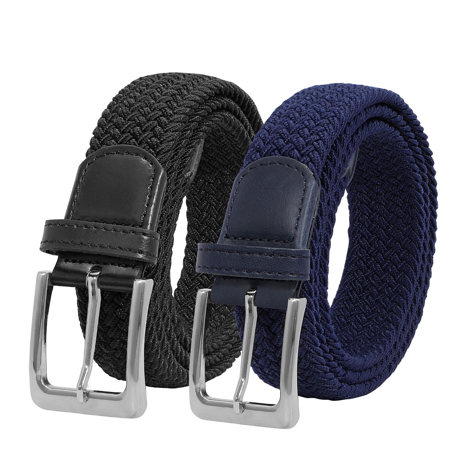 WHIPPY Stretch Braided Belts for Men Women, Mens Casual Elastic Belt ...