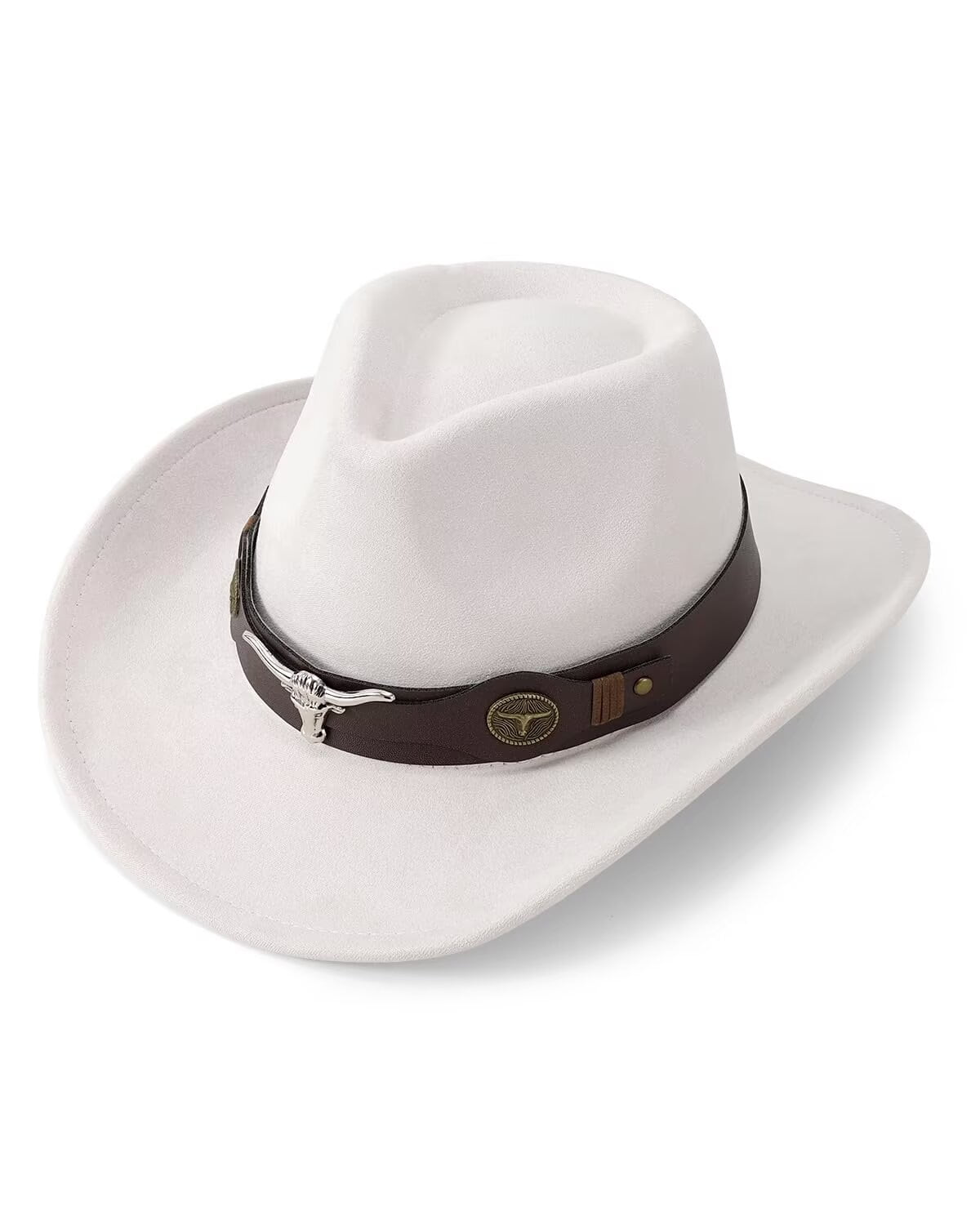 WHIPPY Western Cowboy Hat for Men Women Adjustable Cowgirl Hat Wide ...