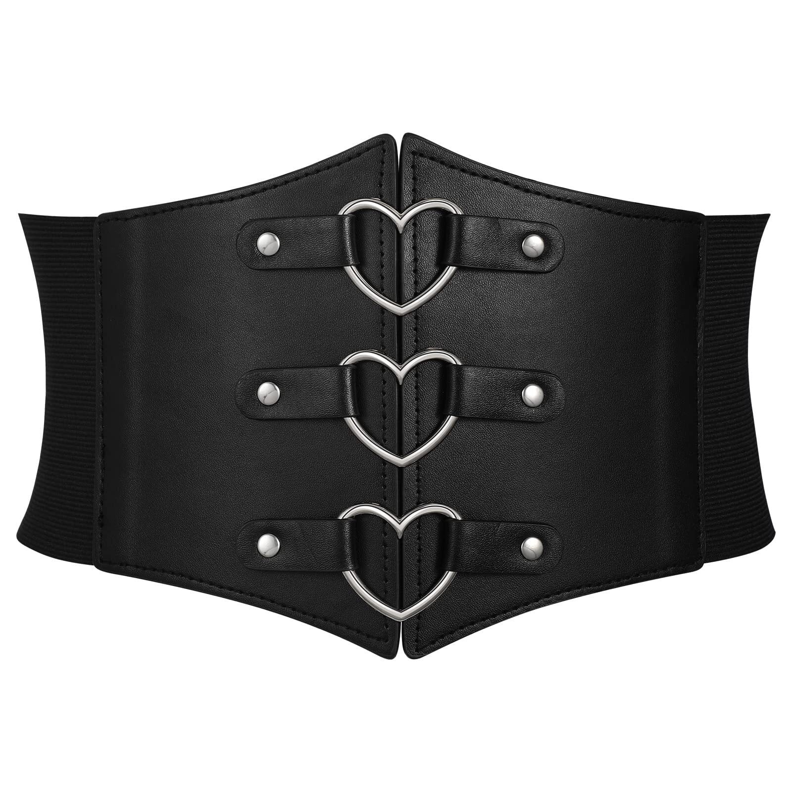 WHIPPY Women Corset Belt Elastic Waspie Wide Waist Belts for Dresses ...