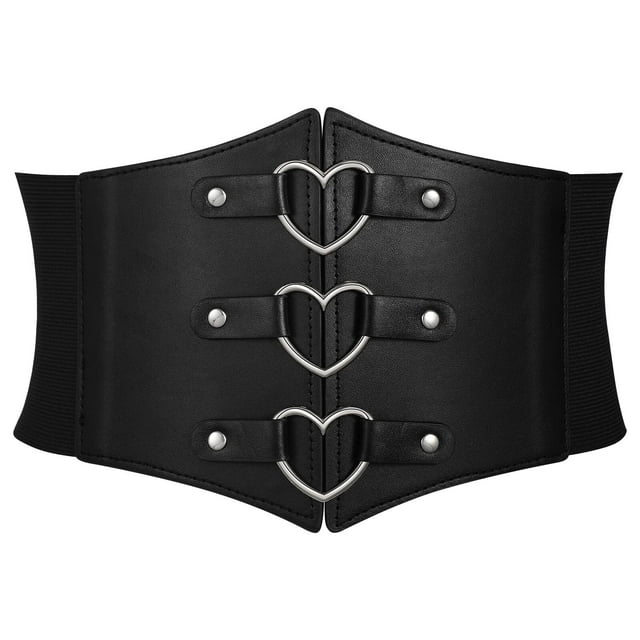 WHIPPY Women Corset Belt Elastic Waspie Wide Waist Belts for Dresses ...