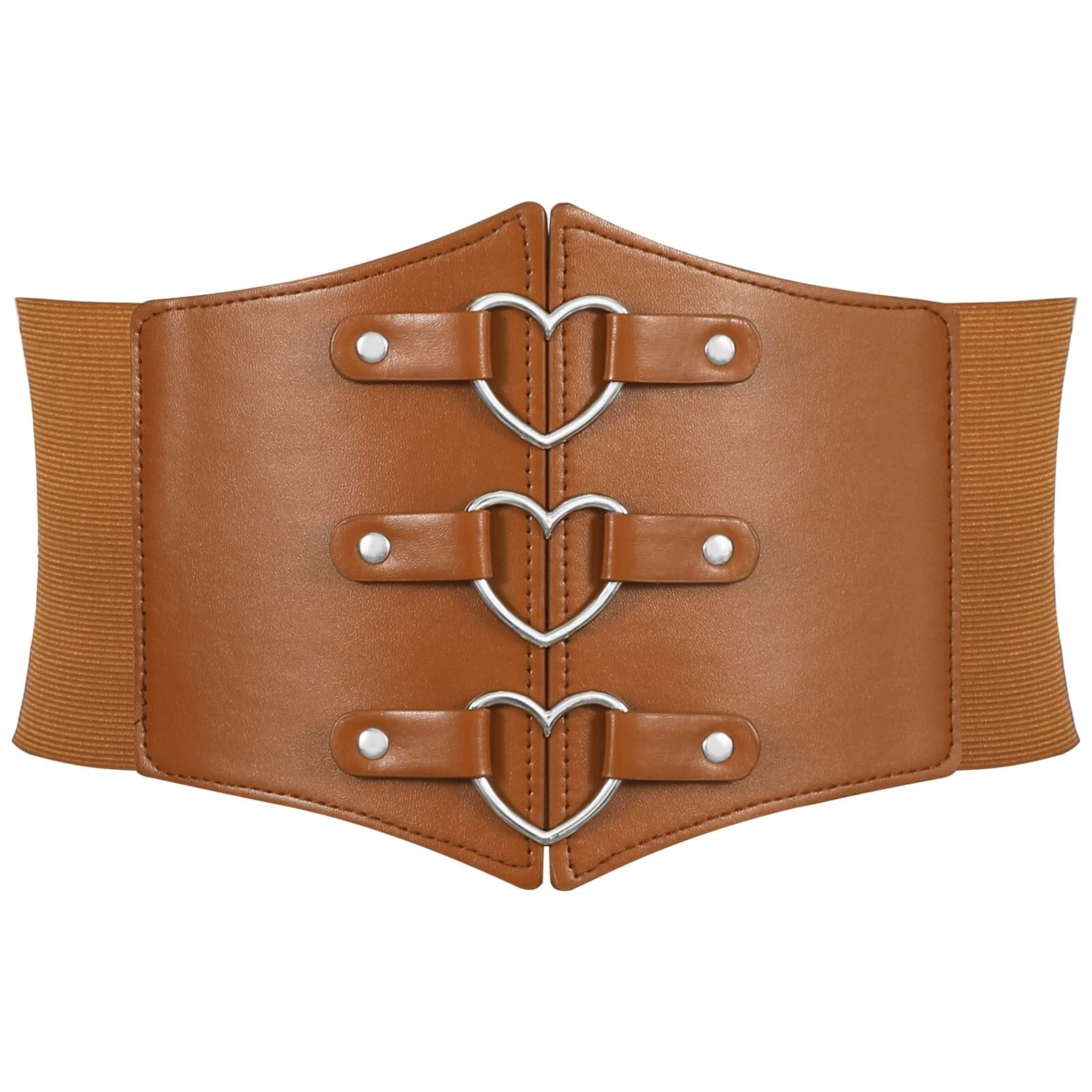 WHIPPY Women Corset Belt Elastic Waspie Wide Waist Belts for Dresses ...