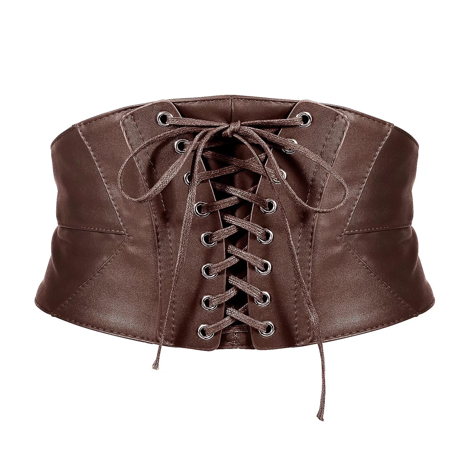 WHIPPY Women Elastic Corset Belt Stretch Leather Wide Belt for Dress ...