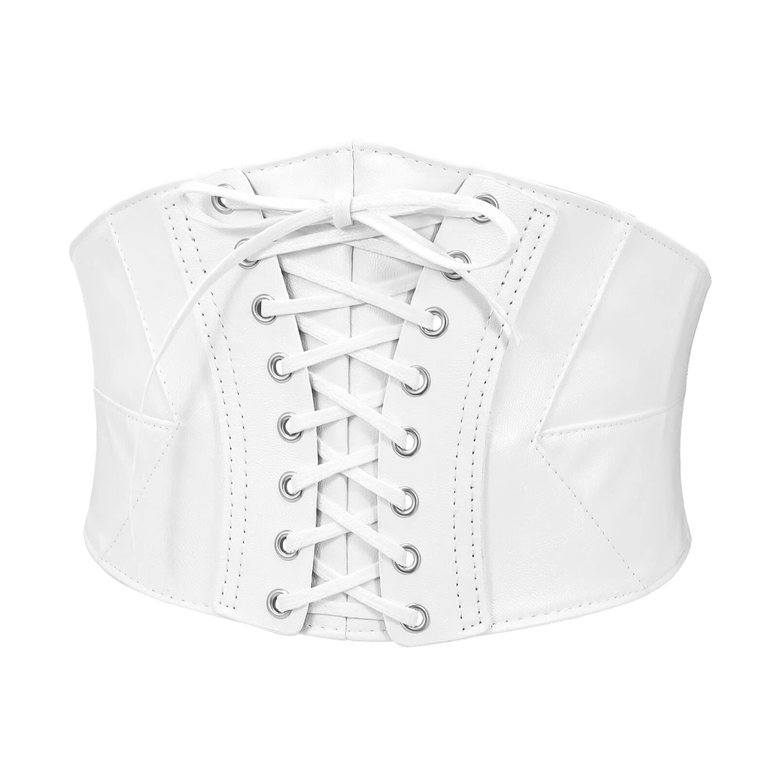 WHIPPY Women Elastic Corset Belt Stretch Leather Wide Belt for Dresses ...