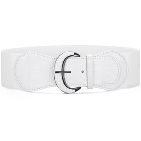 Beltox Women Elastic White Belt Stretchy Wide Waist Vintage Cinch M-XXL ...
