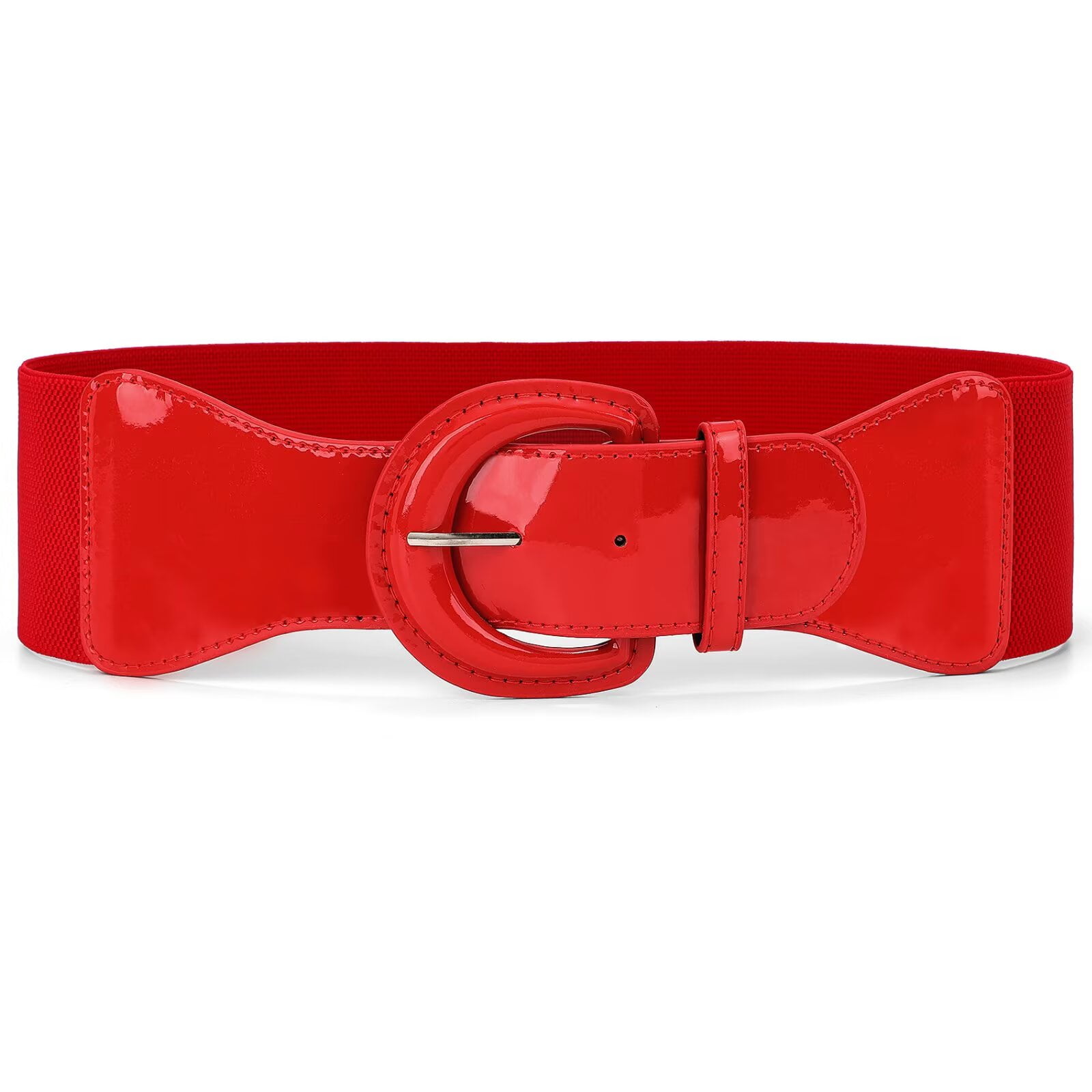 WHIPPY Women's Stretchy Elastic Wide Belt, Waist Belt for Jeans & Dress ...