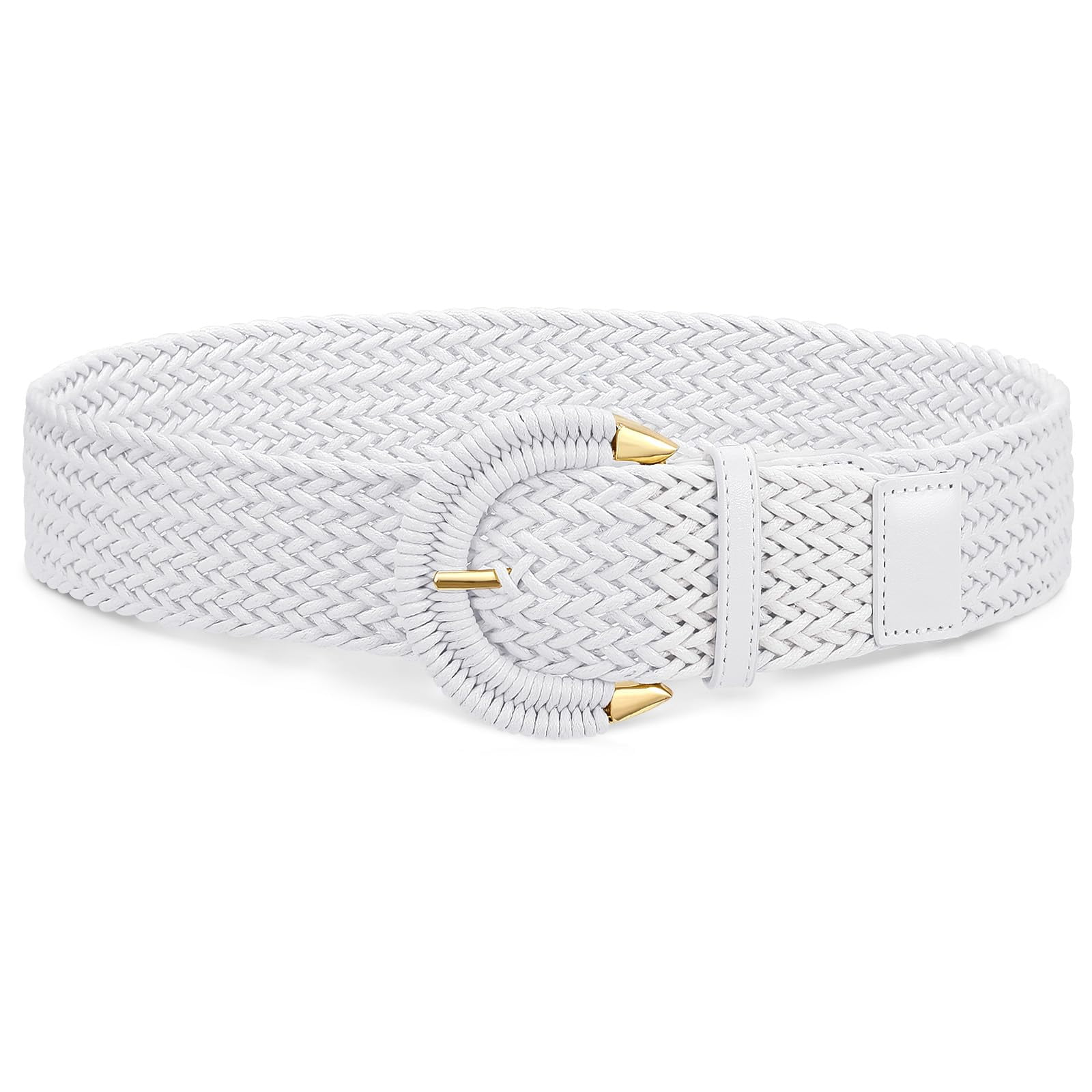 WHIPPY Women Wide Braided Belt for Dresses Jeans Pants Ladies Woven ...