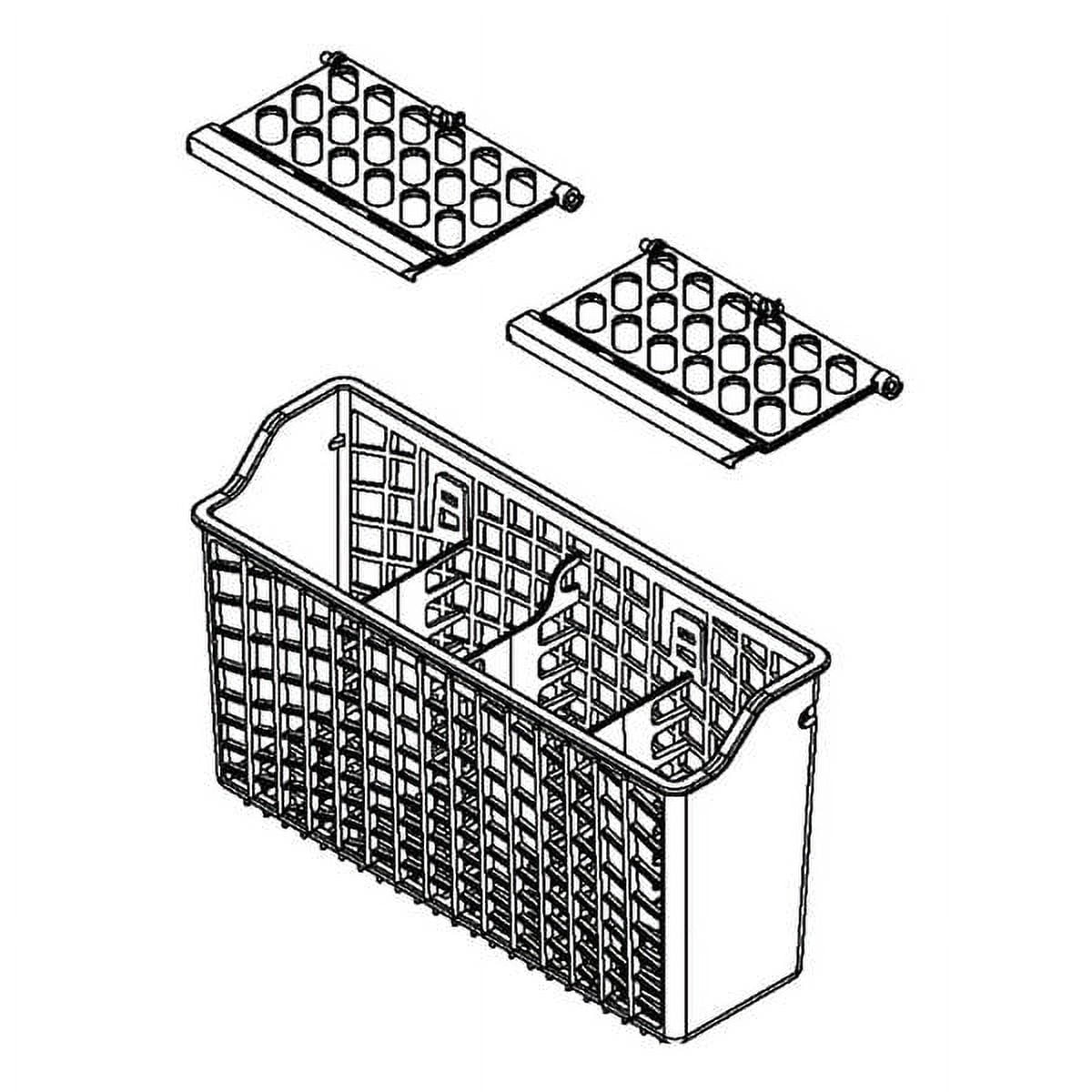 WHIRLPOOL W10620335 DISHWASHER SILVERWARE BASKET ASSEMBLY (GENUINE OEM ...