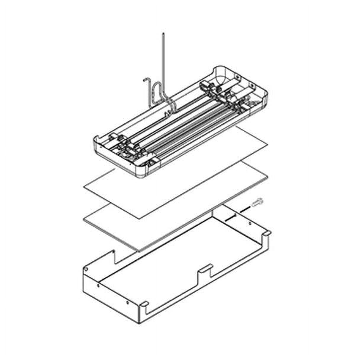 WHIRLPOOL W10735008 REFRIGERATOR DRAIN PAN ASSEMBLY (GENUINE OEM PART ...