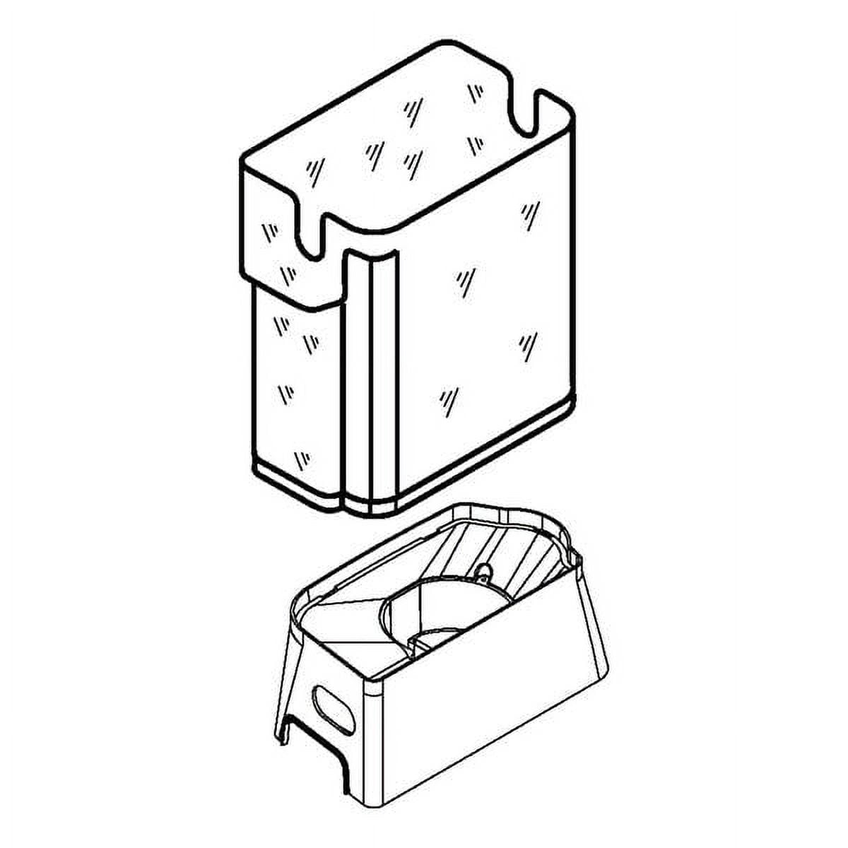 WHIRLPOOL W10769145 REFRIGERATOR ICE CONTAINER ASSEMBLY (GENUINE OEM ...