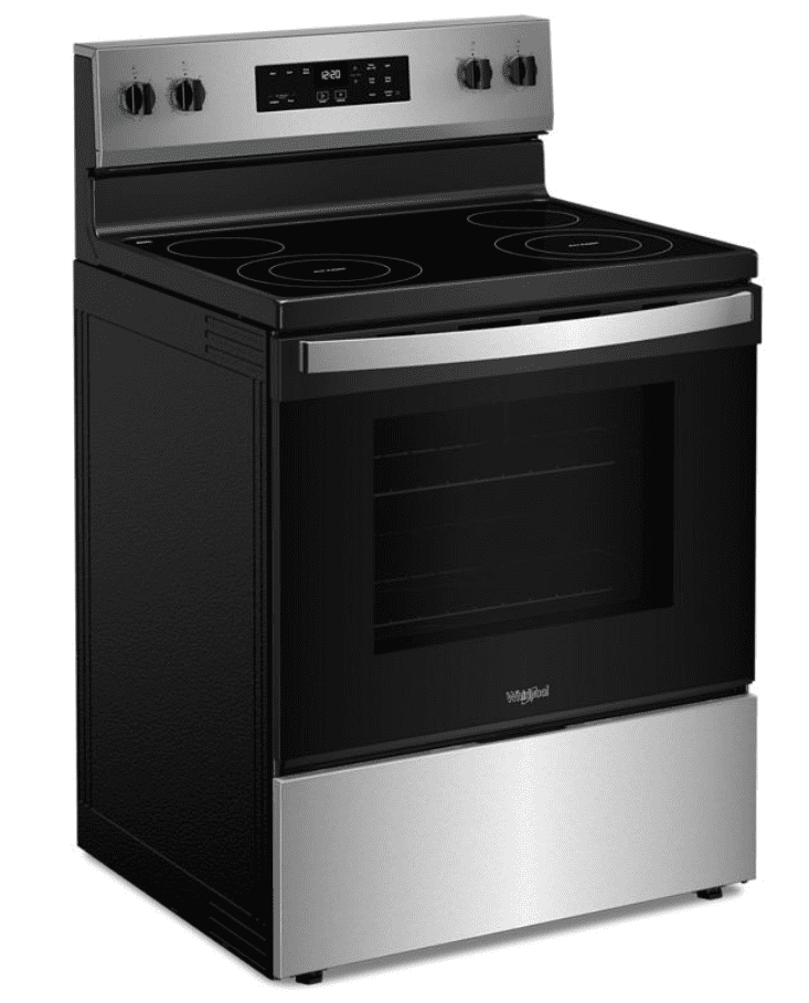 Whirlpool WFES3030RS 30-Inch Freestanding Smooth Top Electric Stove ...