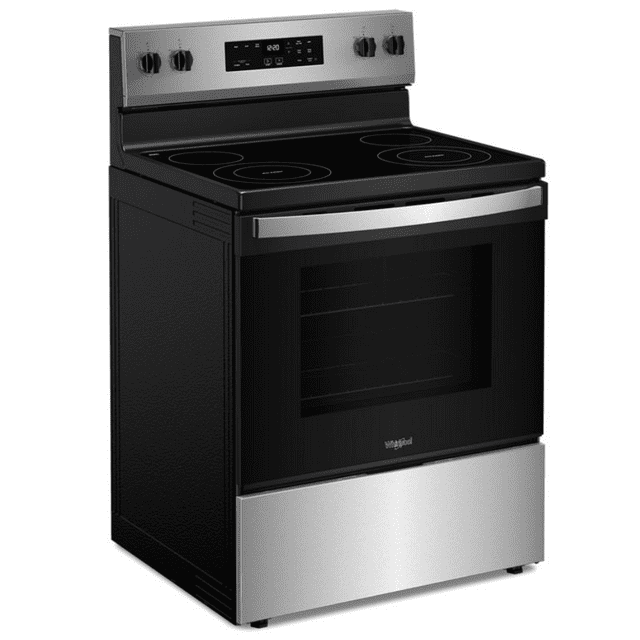 Whirlpool WFES3030RS 30-Inch Freestanding Smooth Top Electric Stove ...