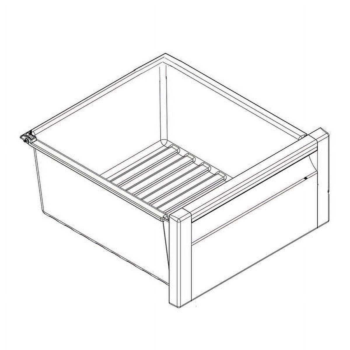 WHIRLPOOL WPW10508335 REFRIGERATOR SNACK DRAWER (GENUINE OEM PART ...