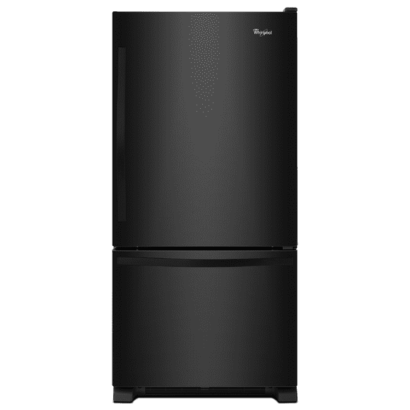 Black Freezer Bottom Refrigerator