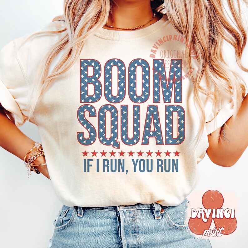 [WHITE] 2 files, BOOM SQUAD , 4th of July , Independence Day , American ...