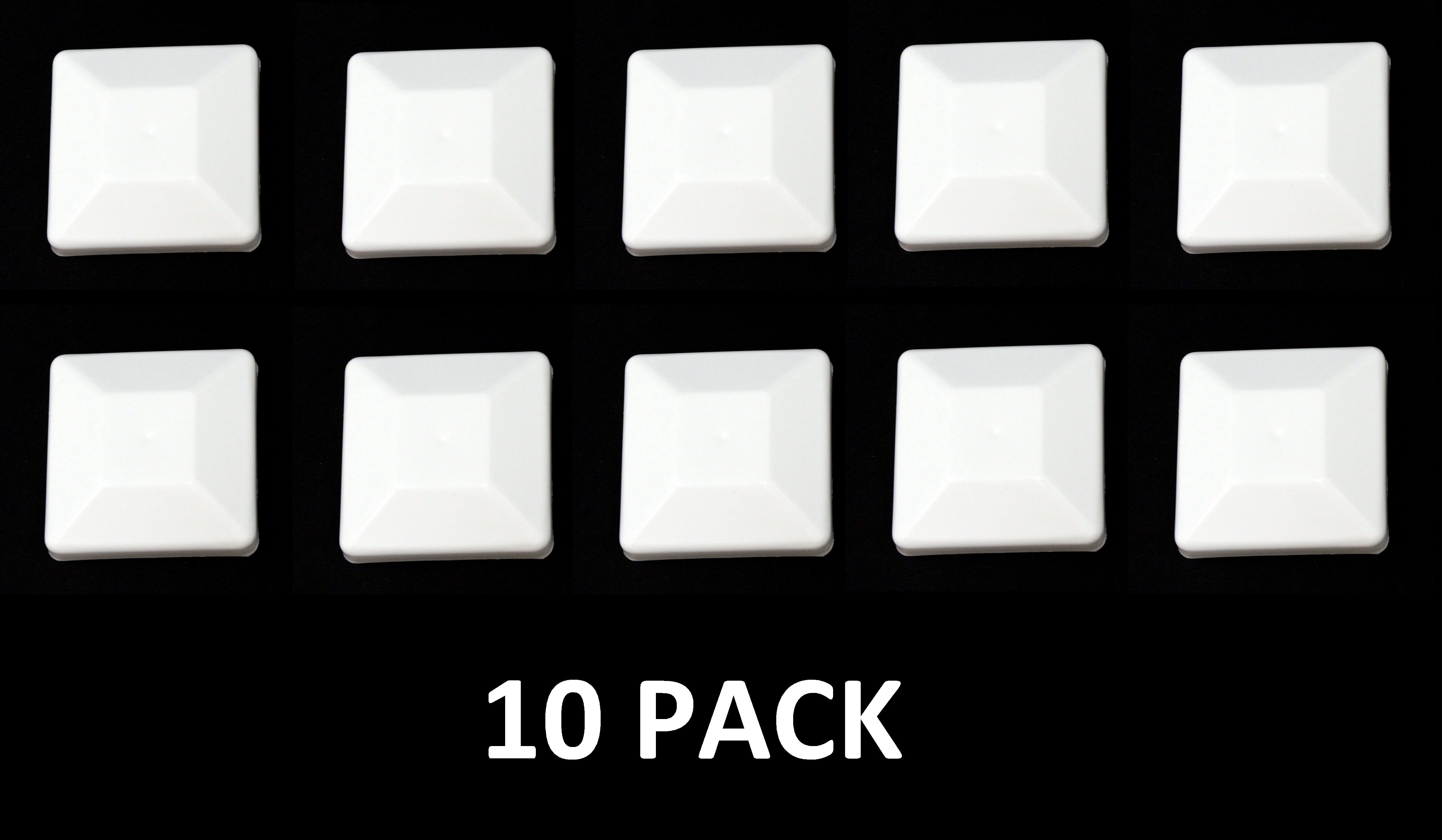 JSP Manufacturing 6x6 Fence Post Cap, White - Fits 6x6 Treated Posts ...