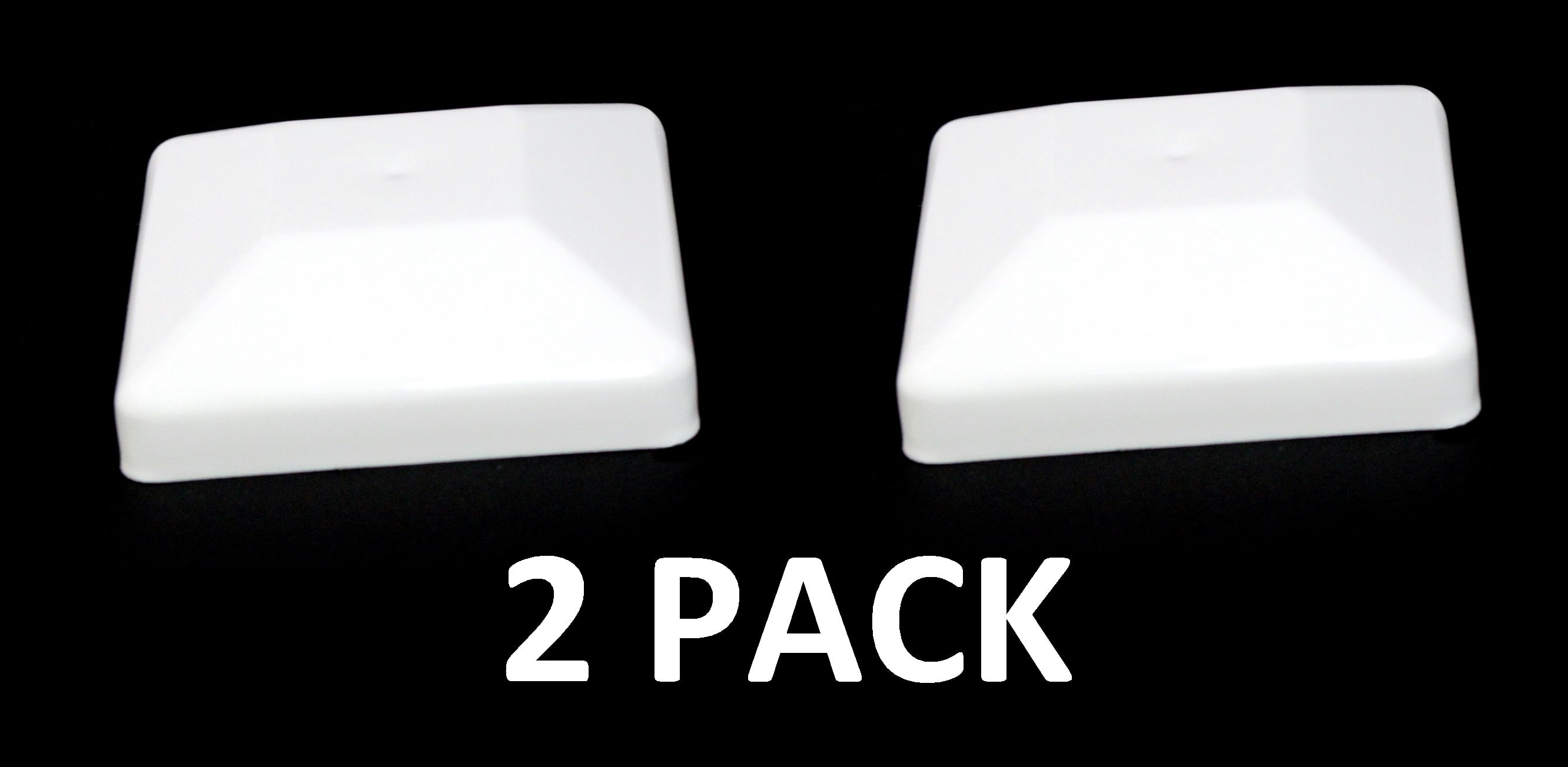 WHITE-6X6 Fence Post cap (5 5/8 X 5 5/8) Fits Nominal 6 x 6 Pressure ...