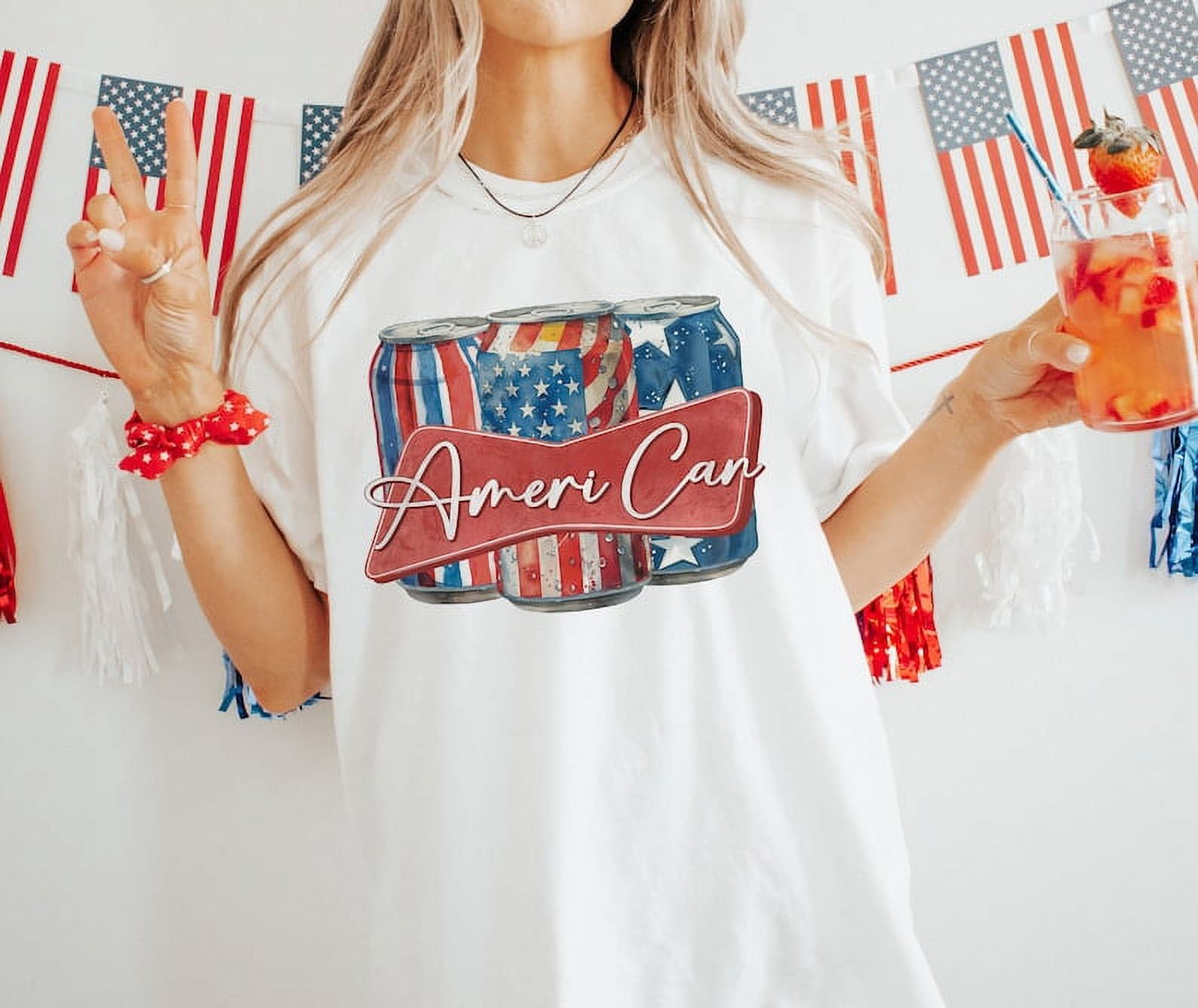 [WHITE] Ameri Can Png, Funny 4th Of July png, America sublimation, Patriotic png, Independence ...