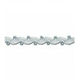 WHITE & BLUE 3/8 INCH PICOT BRAID - Walmart.com