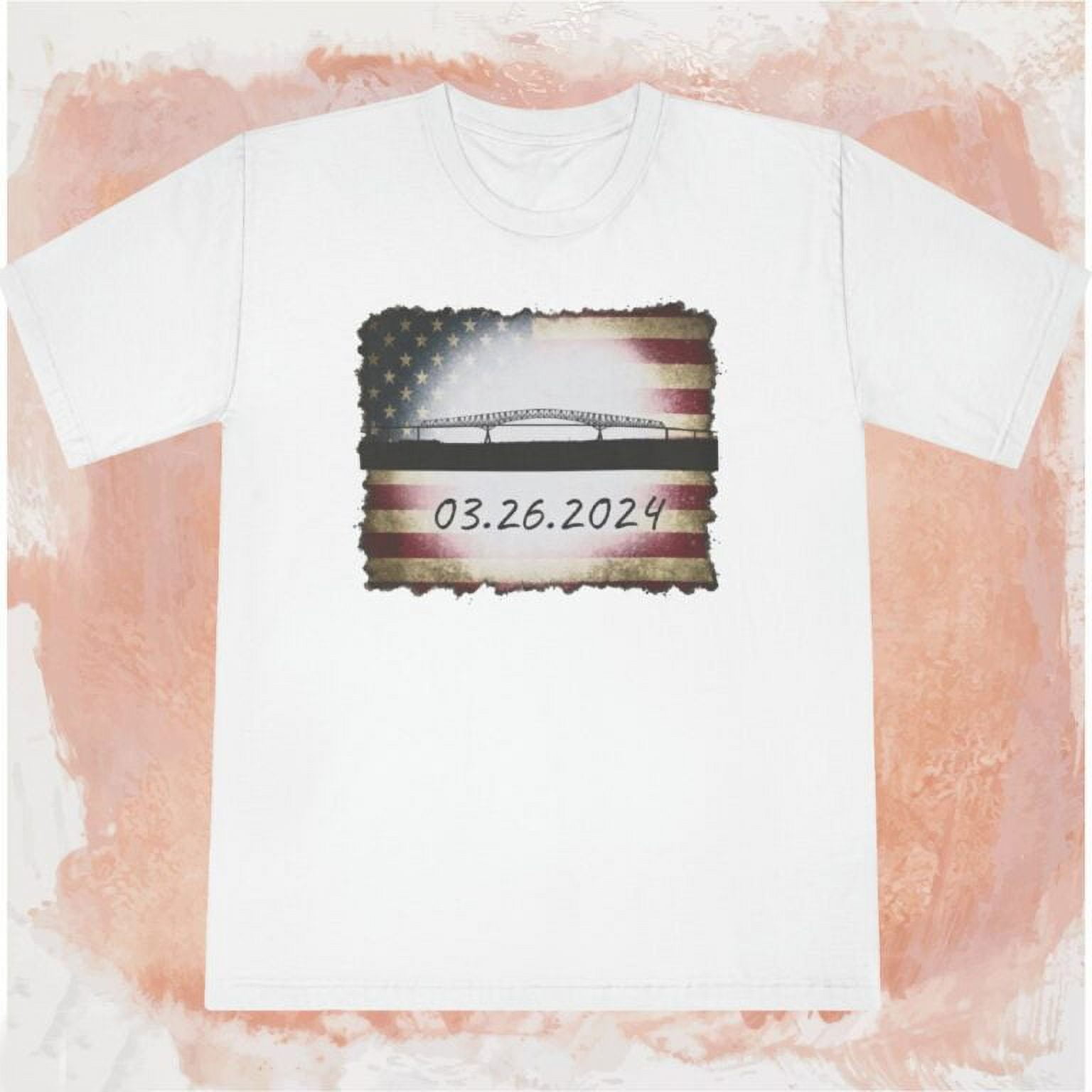 [WHITE] Baltimore Bridge Strong Shirt Francis Scott Key Bridge Shirt ...