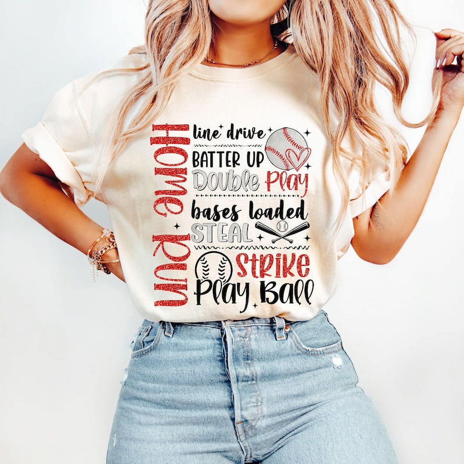 [WHITE] Baseball PNG, Glitter Baseball Mom Shirt Design, Sports PNG ...