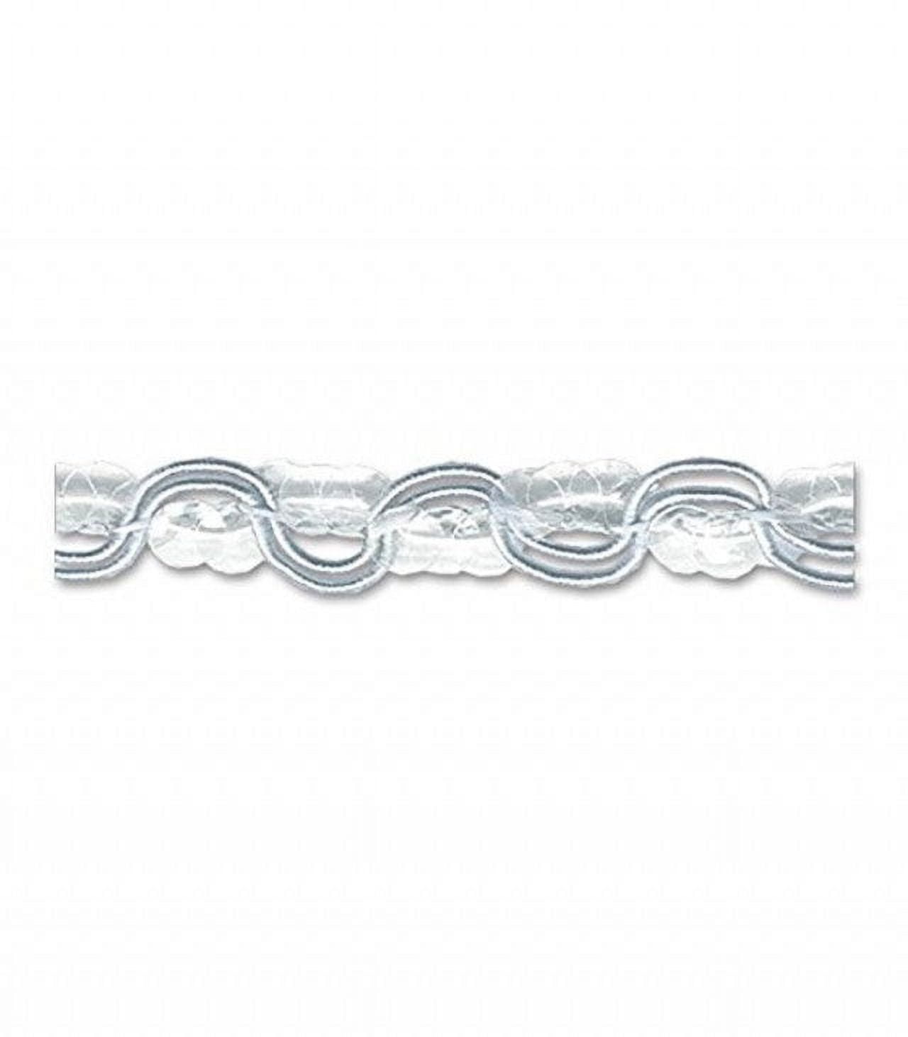 WHITE / CLEAR 1/2 INCH SEQUIN TRIM - Walmart.com