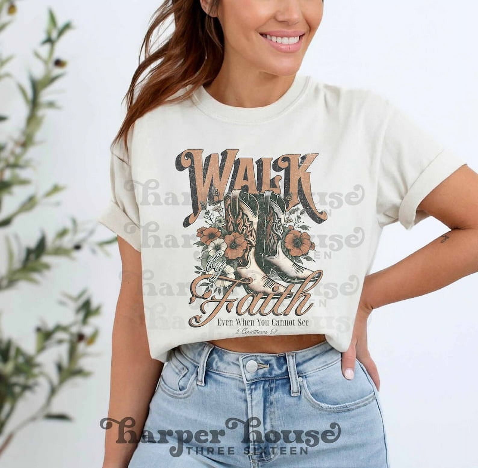 [WHITE] Faith Western Sublimation Designs Bible Verse Christian Files ...