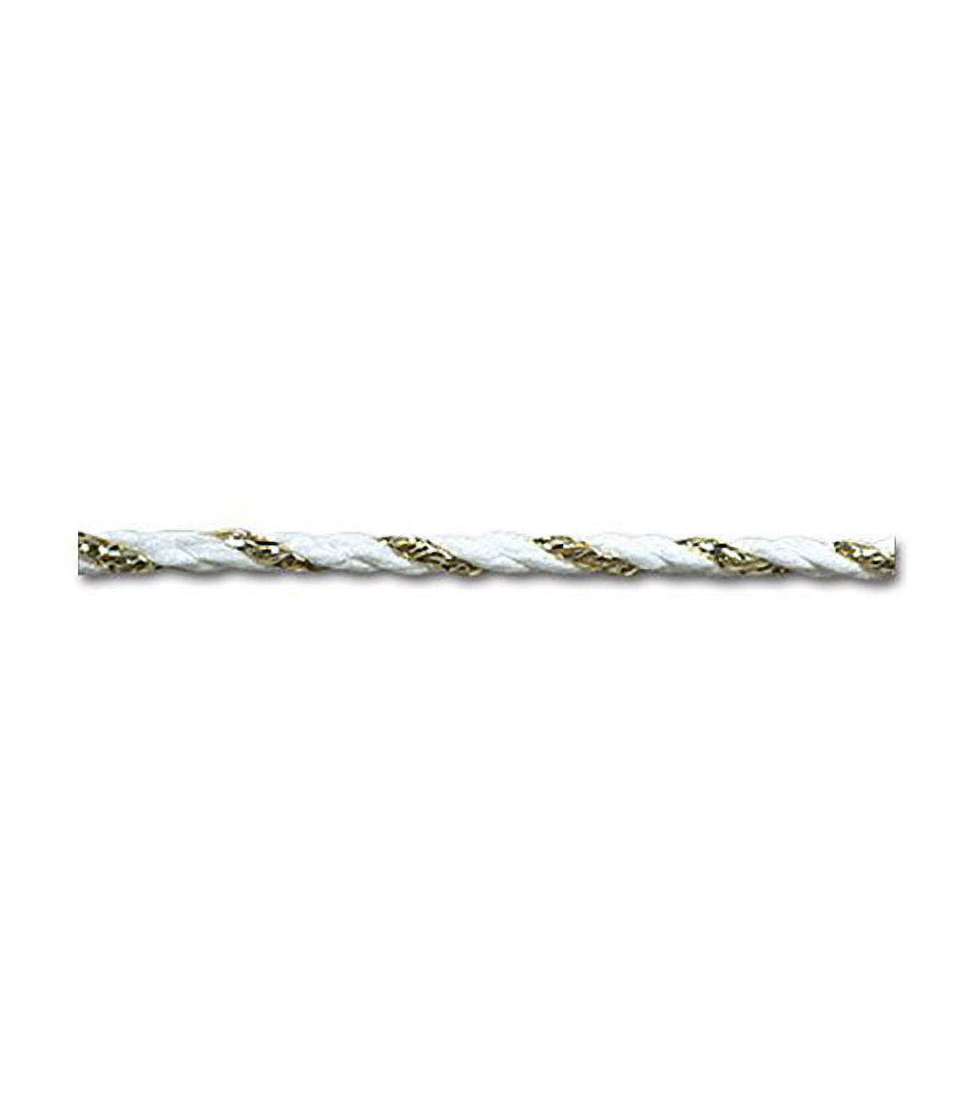 WHITE / GOLD 2MM TWIST CORD - Walmart.com