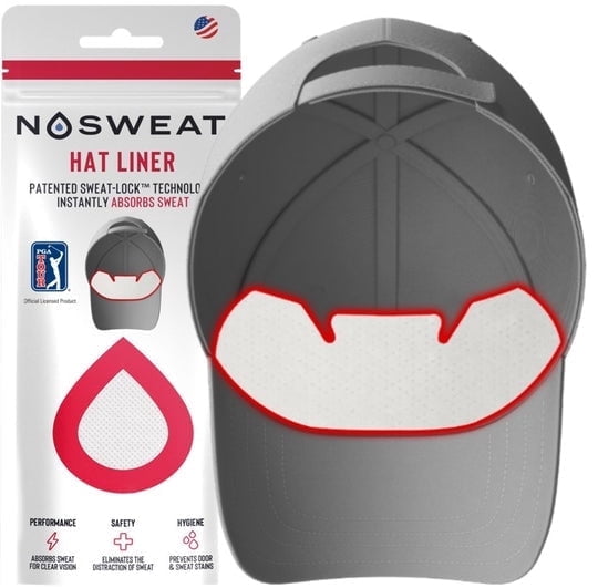 Hat Sweat Protector and Sweatband liners | PGA Tour Licensed - 6 Pack ...
