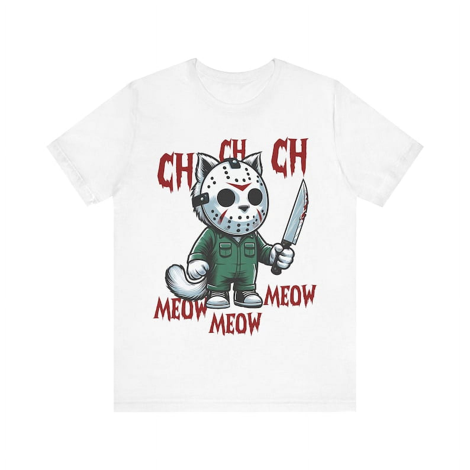 [WHITE] Jason Vorkitty Shirt, Halloween s Shirt, Horror Movie Shirts ...