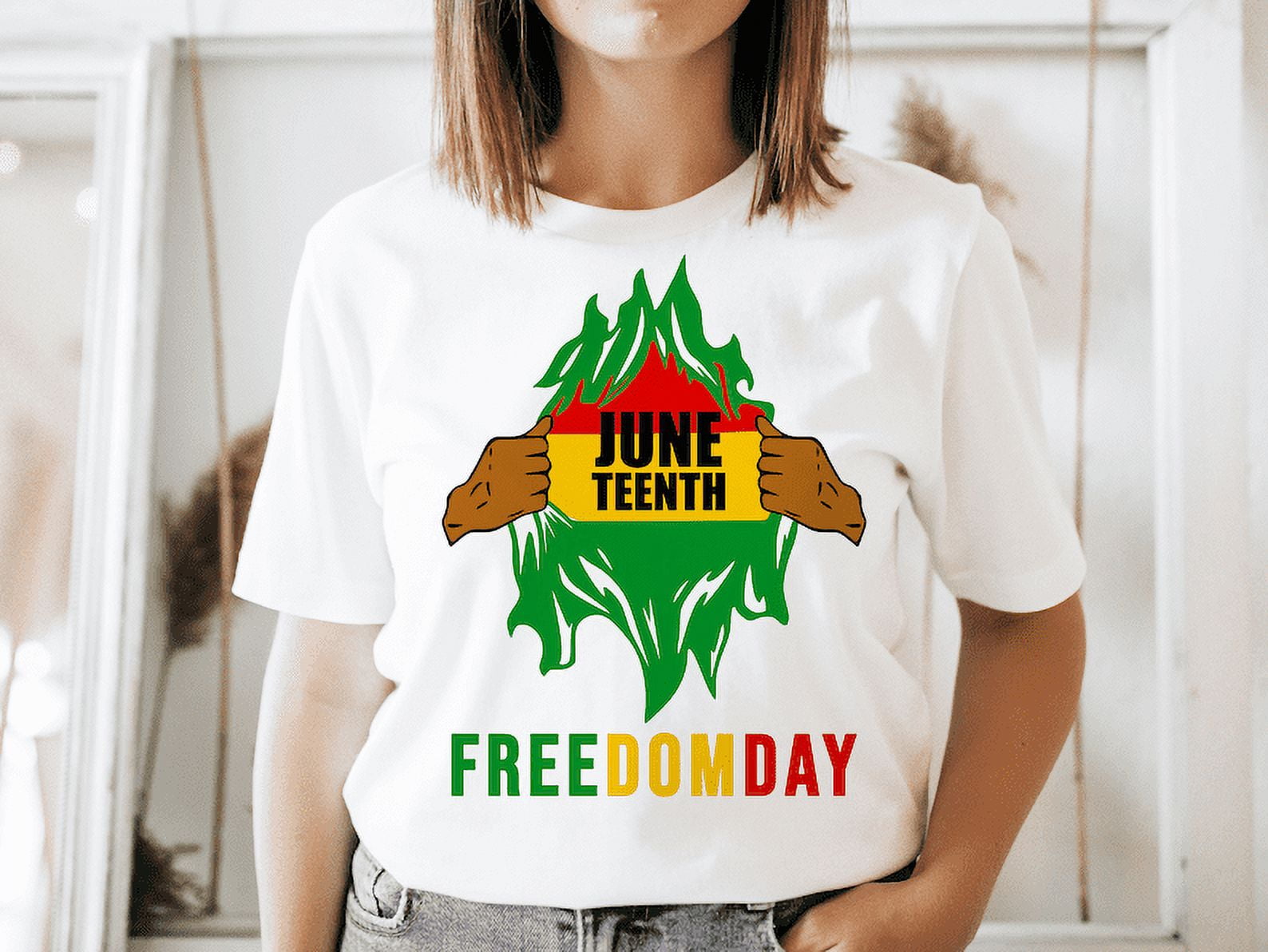 [WHITE] Juneteenth - cutting file + pdf - Walmart.com
