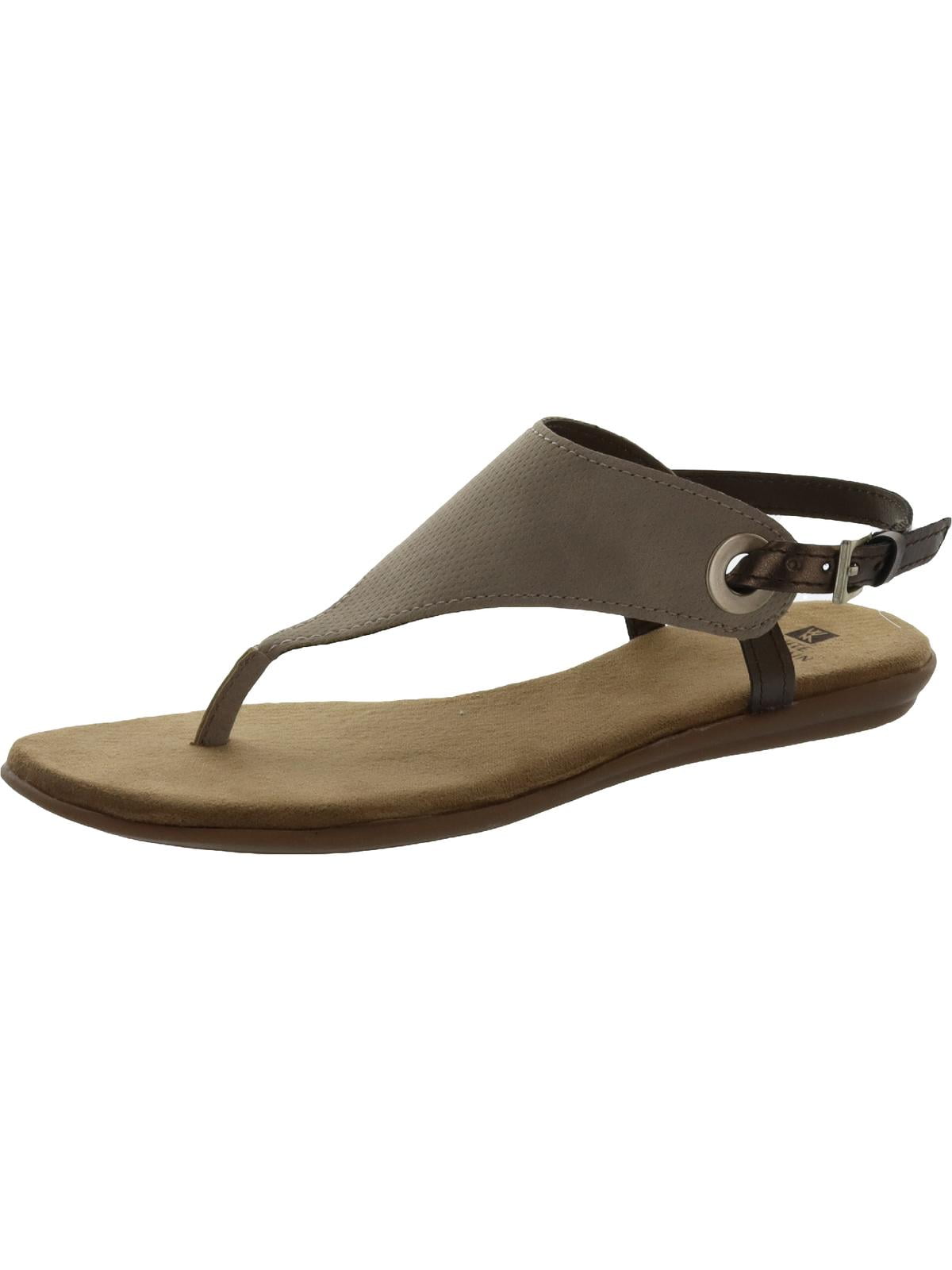 WHITE MOUNTAIN Womens Beige Comfort Adjustable Strap Cushioned London ...