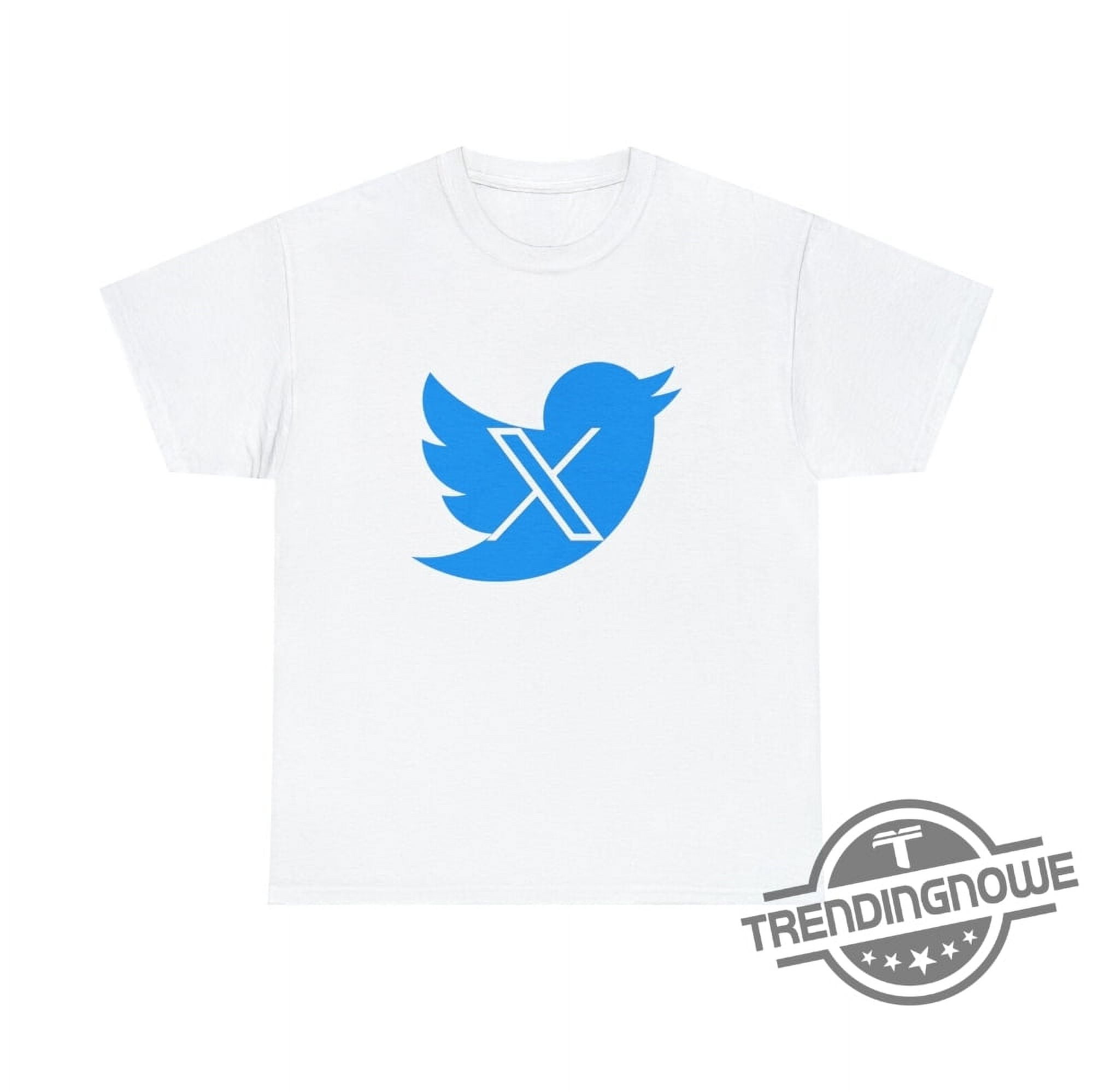 [WHITE] New Logo Twitter X Shirt New Logo Twitter Shirt Elon Musk ...