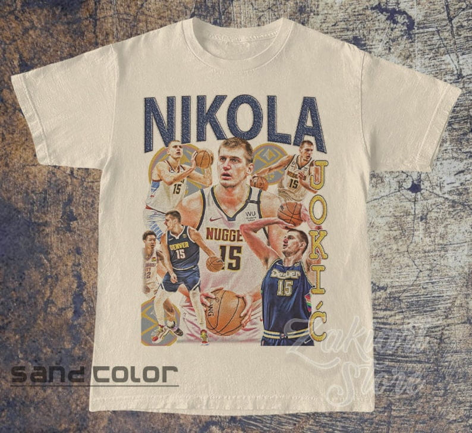 [WHITE] Nikola Jokic Bootleg Shirt | Vintage Nikola Jokic Tshirt ...