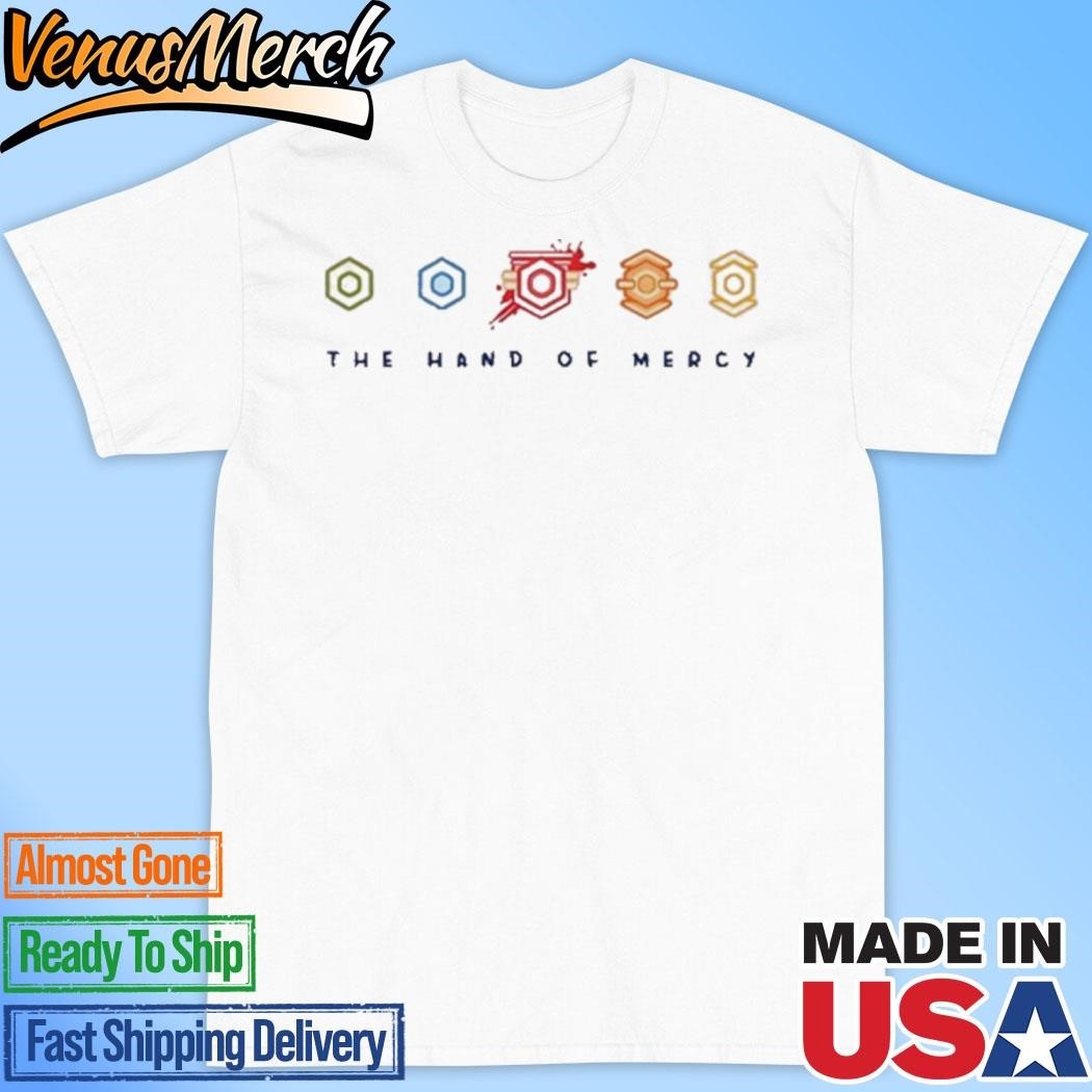 [WHITE] Official Fenrishion The Hand Of Mercy Shirt - Walmart.com