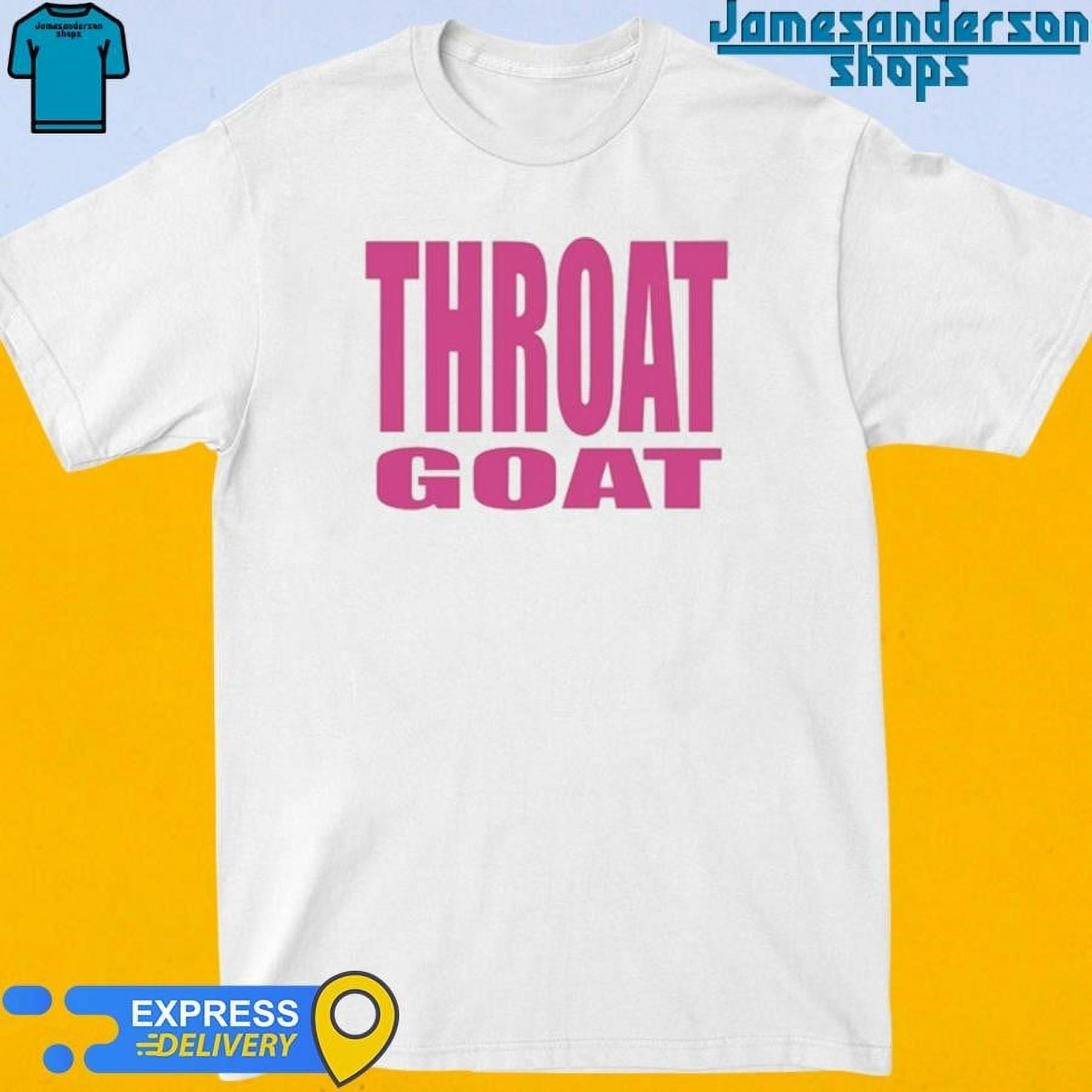 [WHITE] Official Kim Petras Throat Goat Shirt - Walmart.com