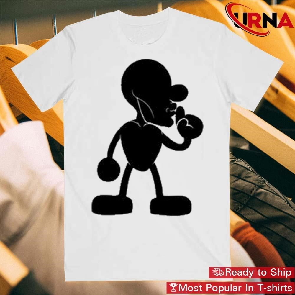 [WHITE] Official Mr Mew And Mog White And Black T-shirt - Walmart.com