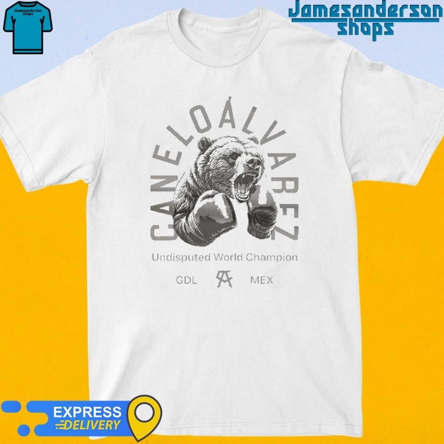[WHITE] Official Official Canelo Alvarez Bear In Mind Shirt - Walmart.com