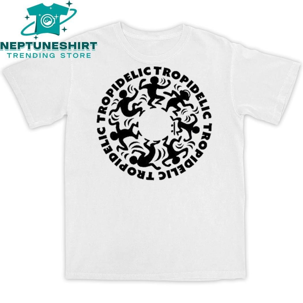[WHITE] Official Tropidelic Store Dancing Circle Tour Shirt - Walmart.com
