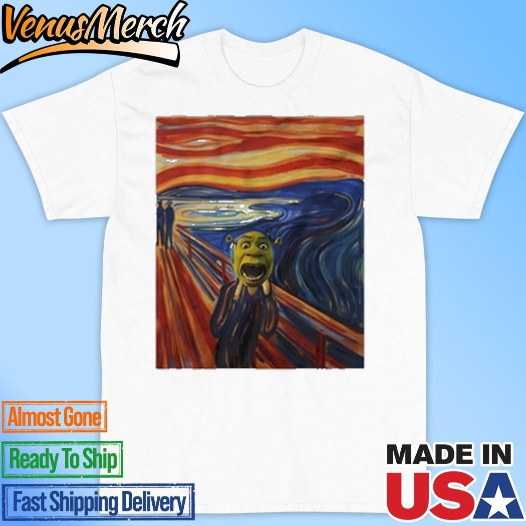 [WHITE] Official-shrek-the-scream-shirt - Walmart.com