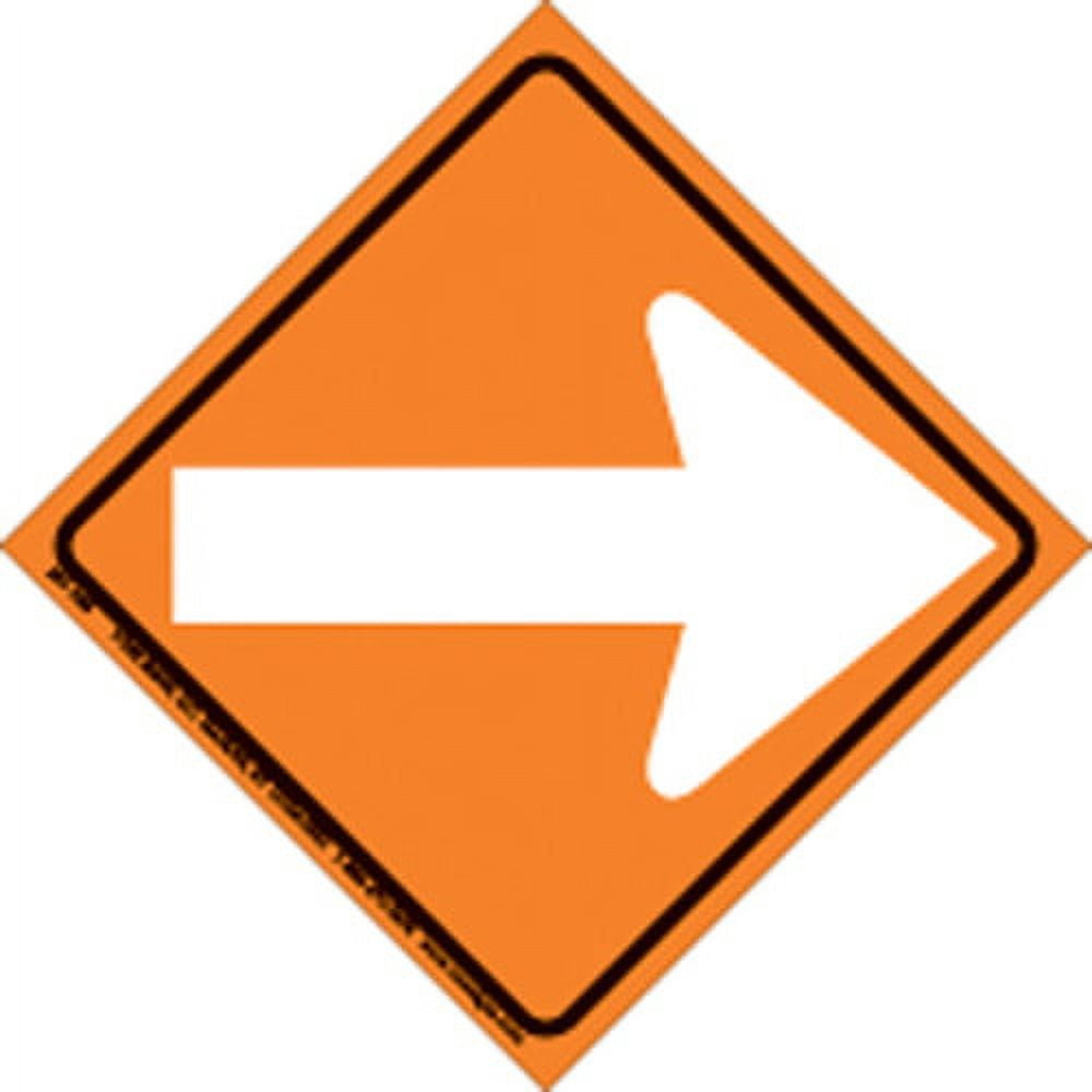 Voss Signs 203 Ar5 B&W White Plastic Reflective Trail Sign 6" Black ...