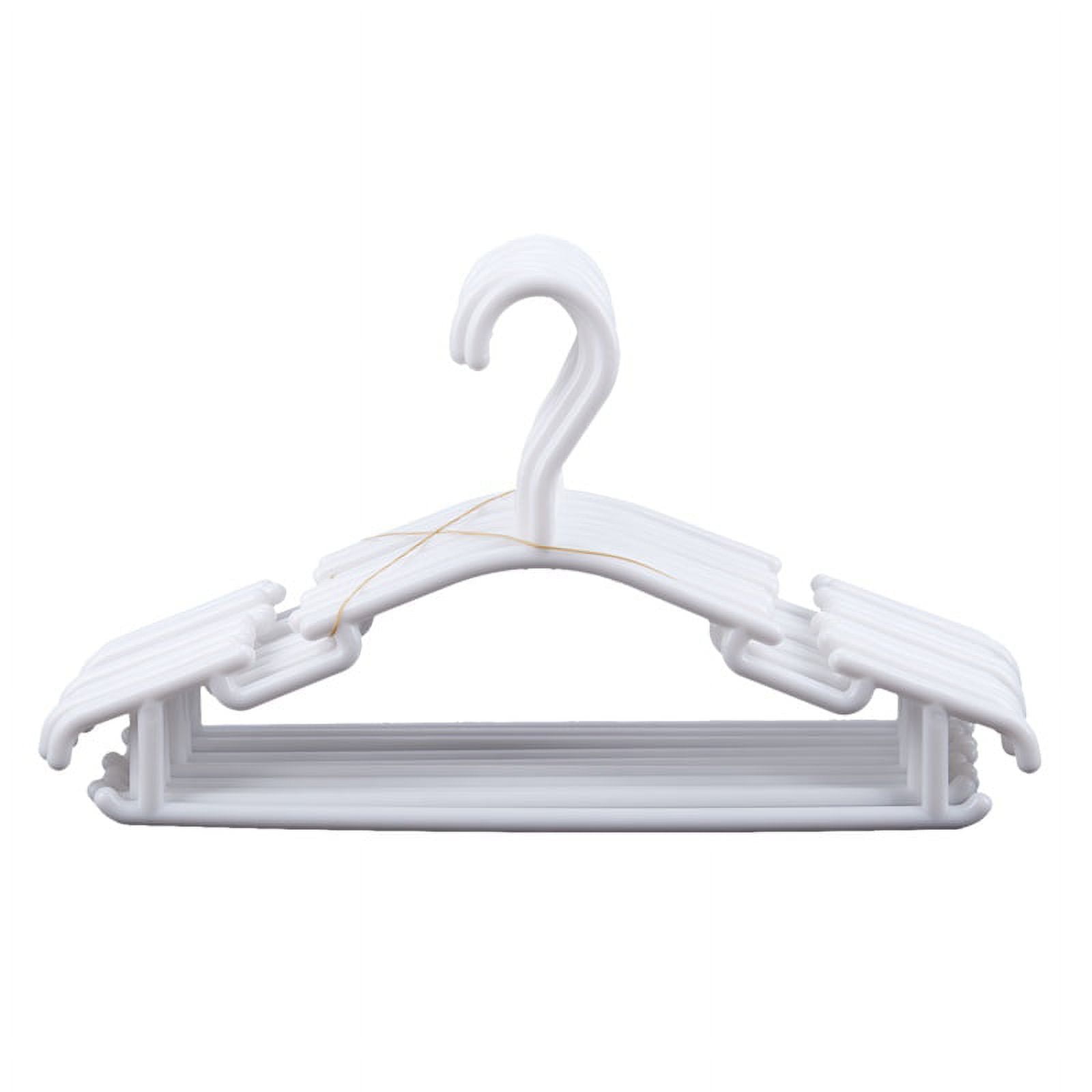 WHITE - Pack of 10 Pieces Hanger Non-slip hangers for children's ...