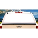 WHITE Rear Window Graphic back truck decal suv view thru vinyl ...