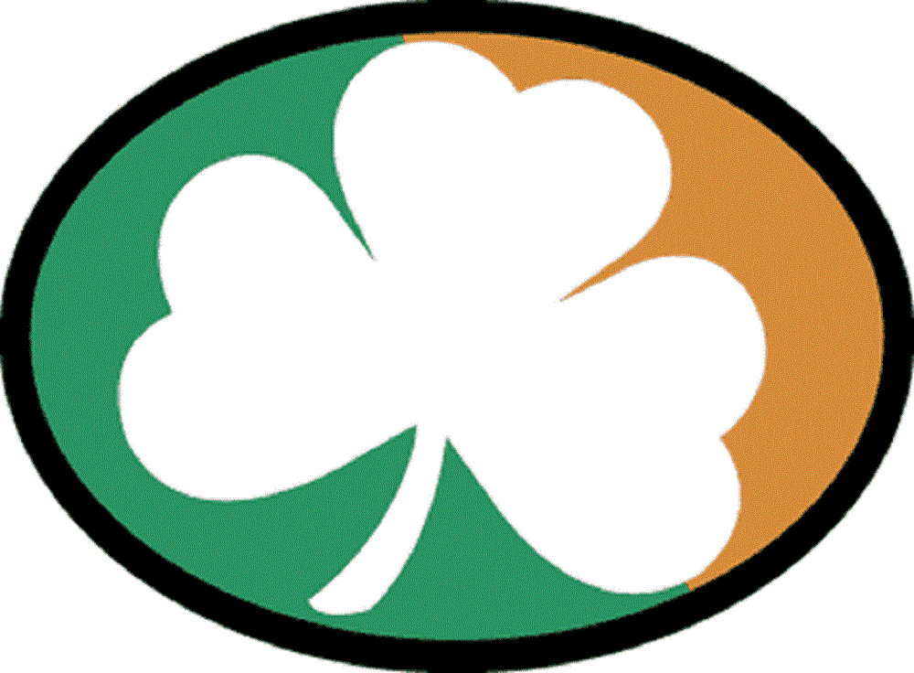 WHITE SHAMROCK Sticker - Orignal Artwork Vinyl - Reflective British ...