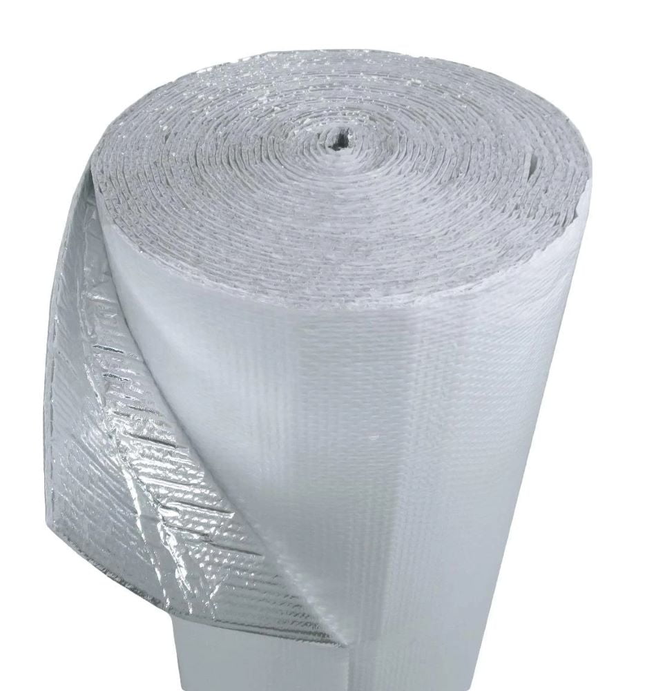 WHITE Single Bubble Reflective Heat Vapor Radiant Barrier Insulation ...