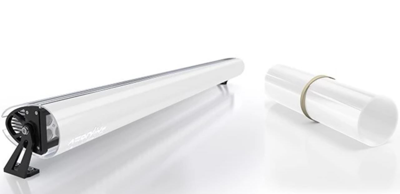 Aerox Industries SLDWHT52 52 ft. Translucent Insert LED Light Bar Cover ...